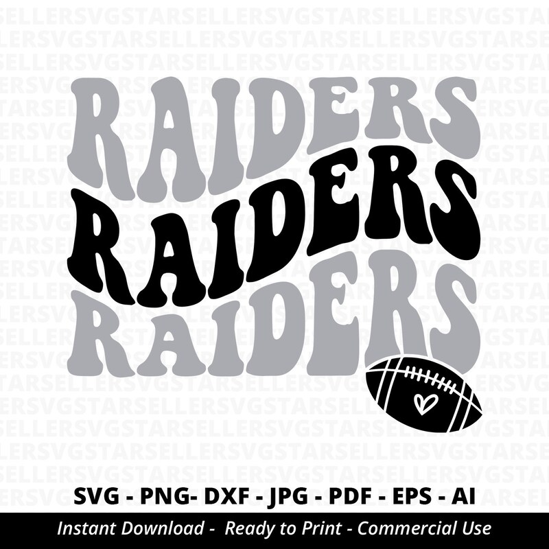 Raiders Svg - Etsy
