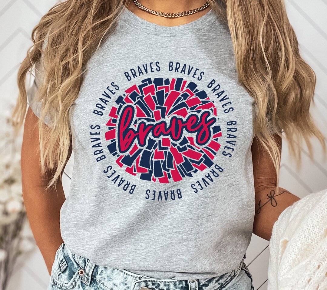 Braves SVG Pngbraves Pom Pom Svgbraves Cheer Svgbraves - Etsy