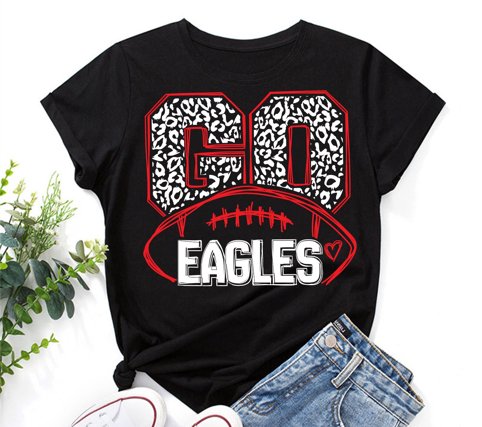 Go Eagles Football Svgeagles Svgleopard Go Eagles Svgeagles - Etsy