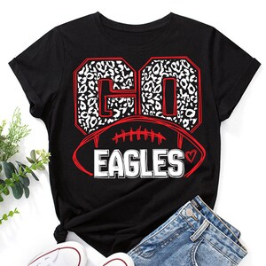 Go Eagles Football Svg,eagles Svg,leopard Go Eagles Svg,eagles Mascot ...
