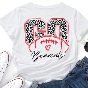 Go Bearcats Football Svg,bearcats Svg,leopard Go Bearcats Svg,bearcats ...