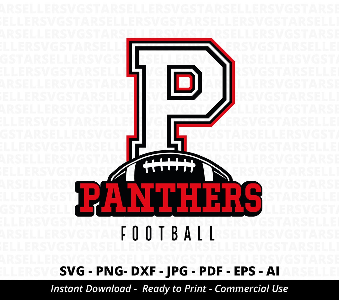 Panthers Football SVG PNG ,panthers Svg, Panthers Shirt Svg, Panthers ...
