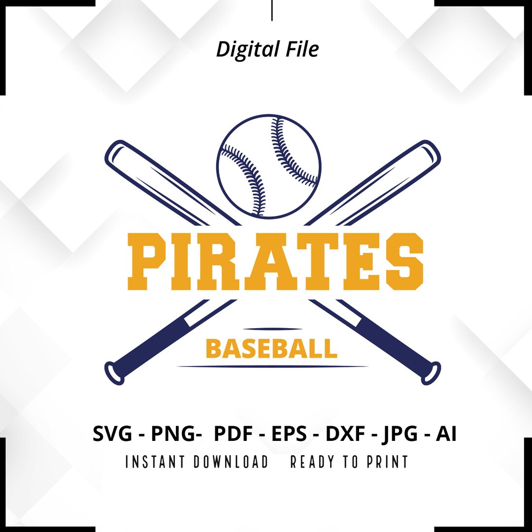 Pirates Baseball SVG PNG, Pirates Svg, Baseball Svg, Pirates Shirt Svg ...