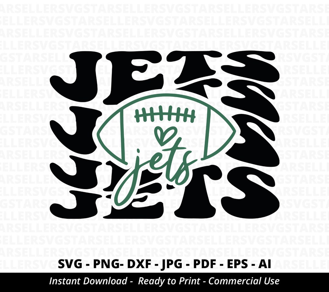 Jets Football SVG PNG, Jets Svg,stacked Jets Svg,jets Mascot Svg,jets ...