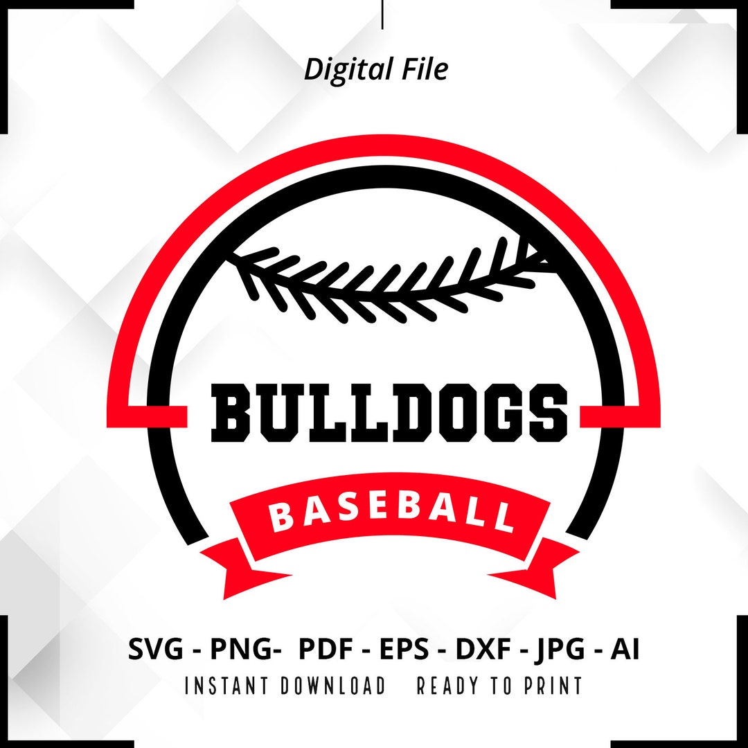 Bulldogs Baseball SVG PNG, Bulldogs Svg, Bulldogs Shirt Svg, Baseball ...