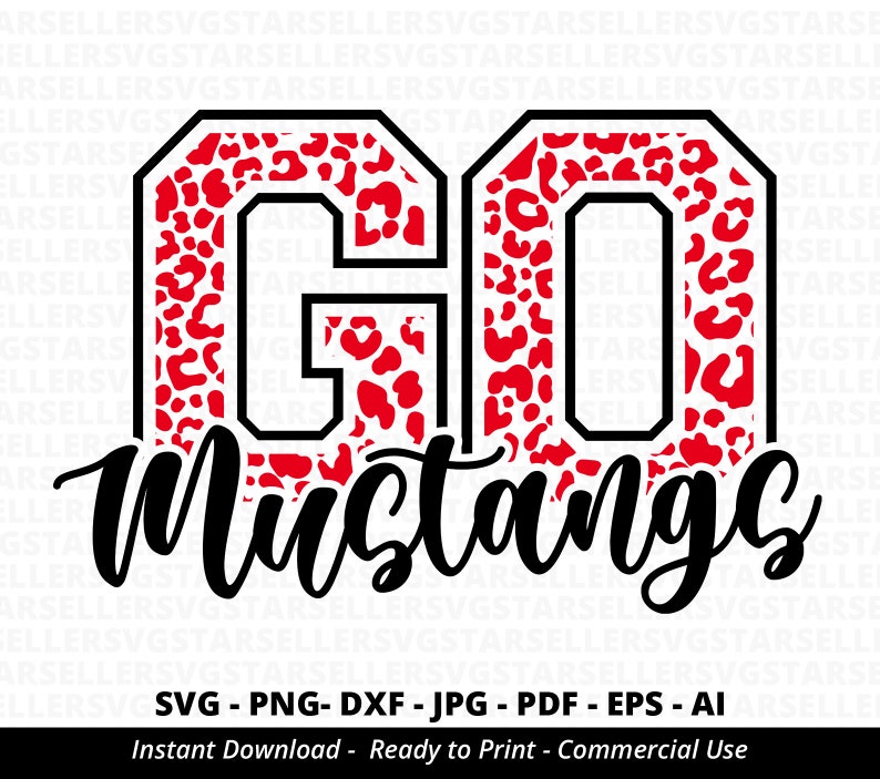 Go Mustangs Svgmustangs Cheer Svgmustangs Shirt Svgmustangs - Etsy