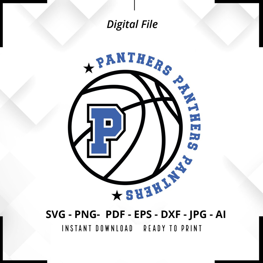 Panthers Basketball SVG PNG, Panthers Svg, Basketball Shirt Svg ...