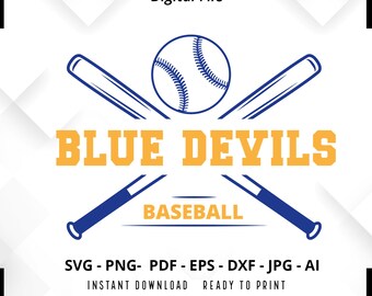 Blue Devils Cheer SVG/PNG - Etsy