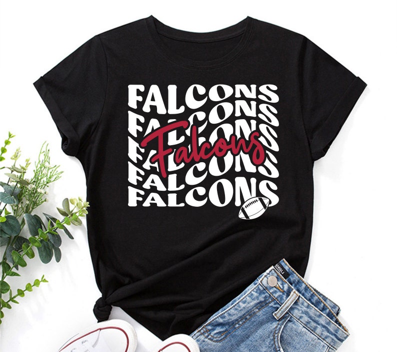 Falcons SVG Stacked Falcons Svgteam Mascotschool Team - Etsy