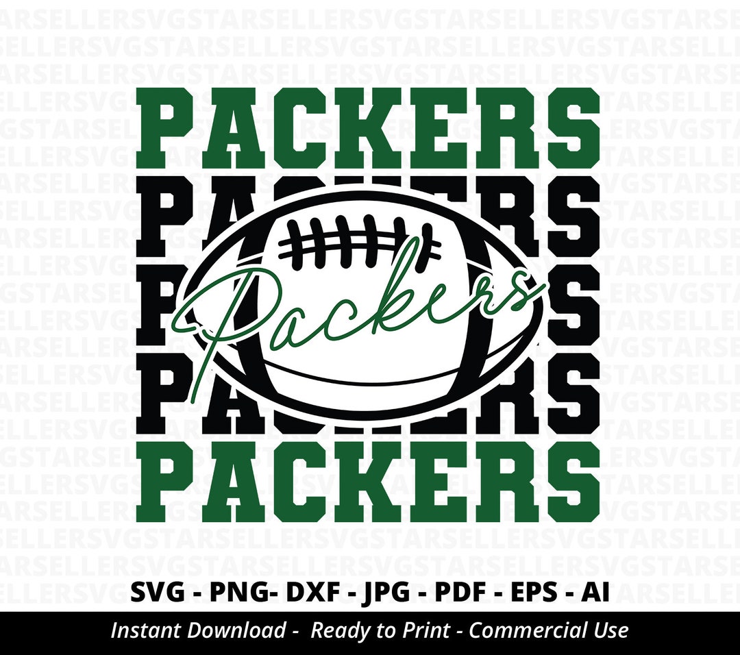 Packers Svg,stacked Packers Svg,team Mascot,packers Mascot Svg,packers ...