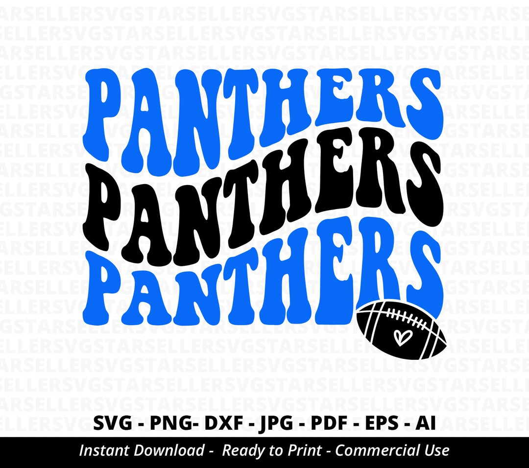 Panthers SVG PNG, Stacked Panthers Svg,panthers Shirt Svg,panthers ...