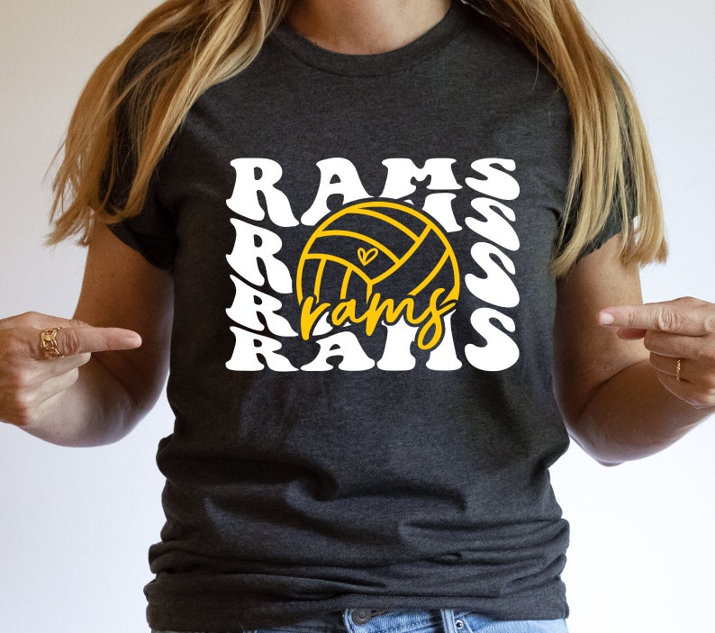 Rams Volleyball SVG PNG Rams Svgstacked Rams Svgrams Mascot - Etsy