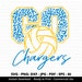Go Chargers Volleyball Svg,chargers Svg,leopard Chargers,chargers ...