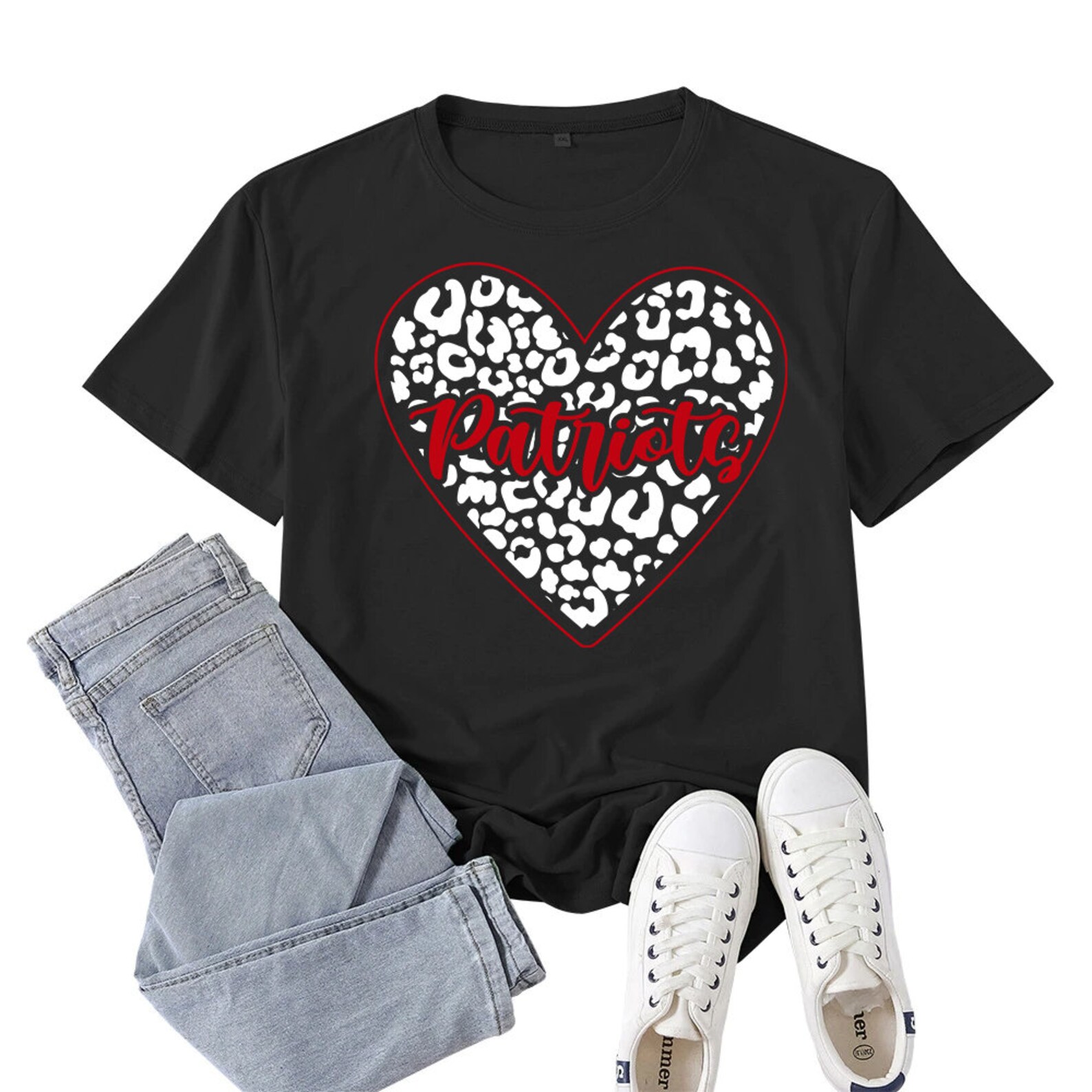 Patriots Heart Svgpatriots Cheer Svgschool Team Svgpatriots - Etsy