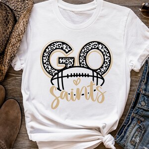 Go Saints Football SVG PNG, Saints Svg,leopard Go Saints Svg,saints ...