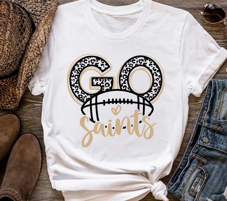Go Saints Football SVG PNG, Saints Svg,leopard Go Saints Svg,saints ...