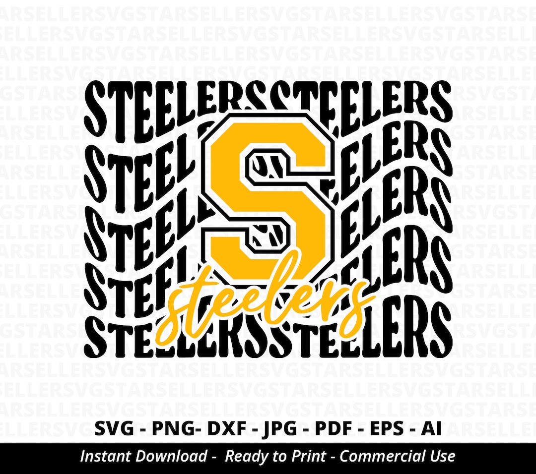 Steelers SVG PNG, Stacked Steelers Svg,steelers Shirt Svg,steelers ...