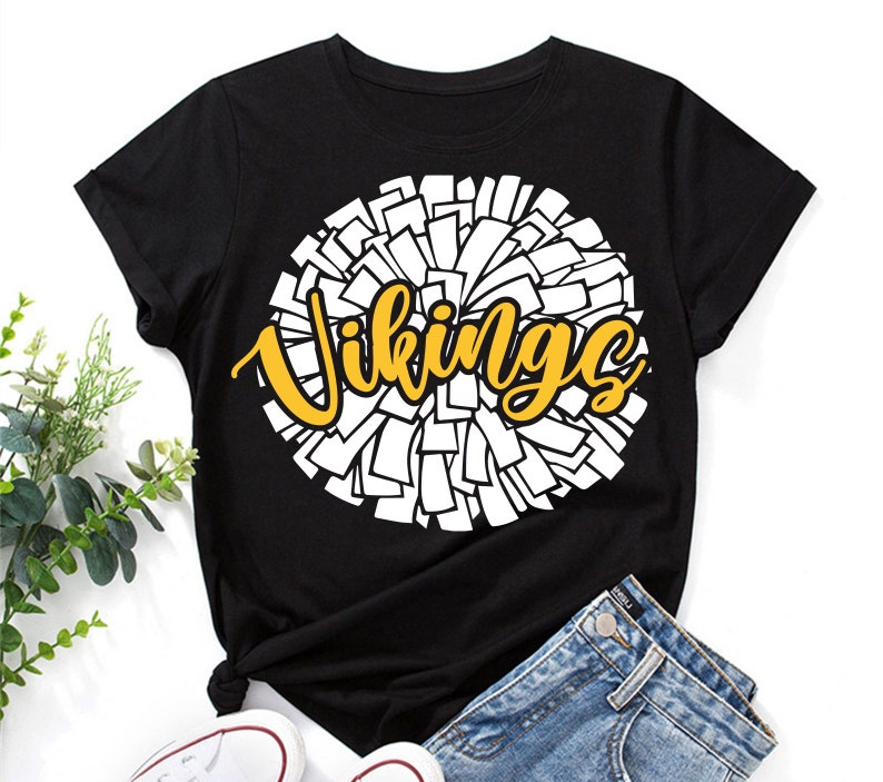 Vikings Svgpom Pom Svgvikings Cheer Svgcheerleader - Etsy