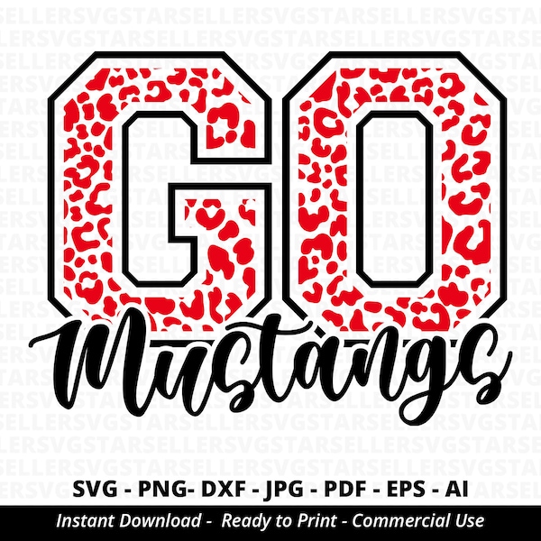 Mustang Cheer - Etsy