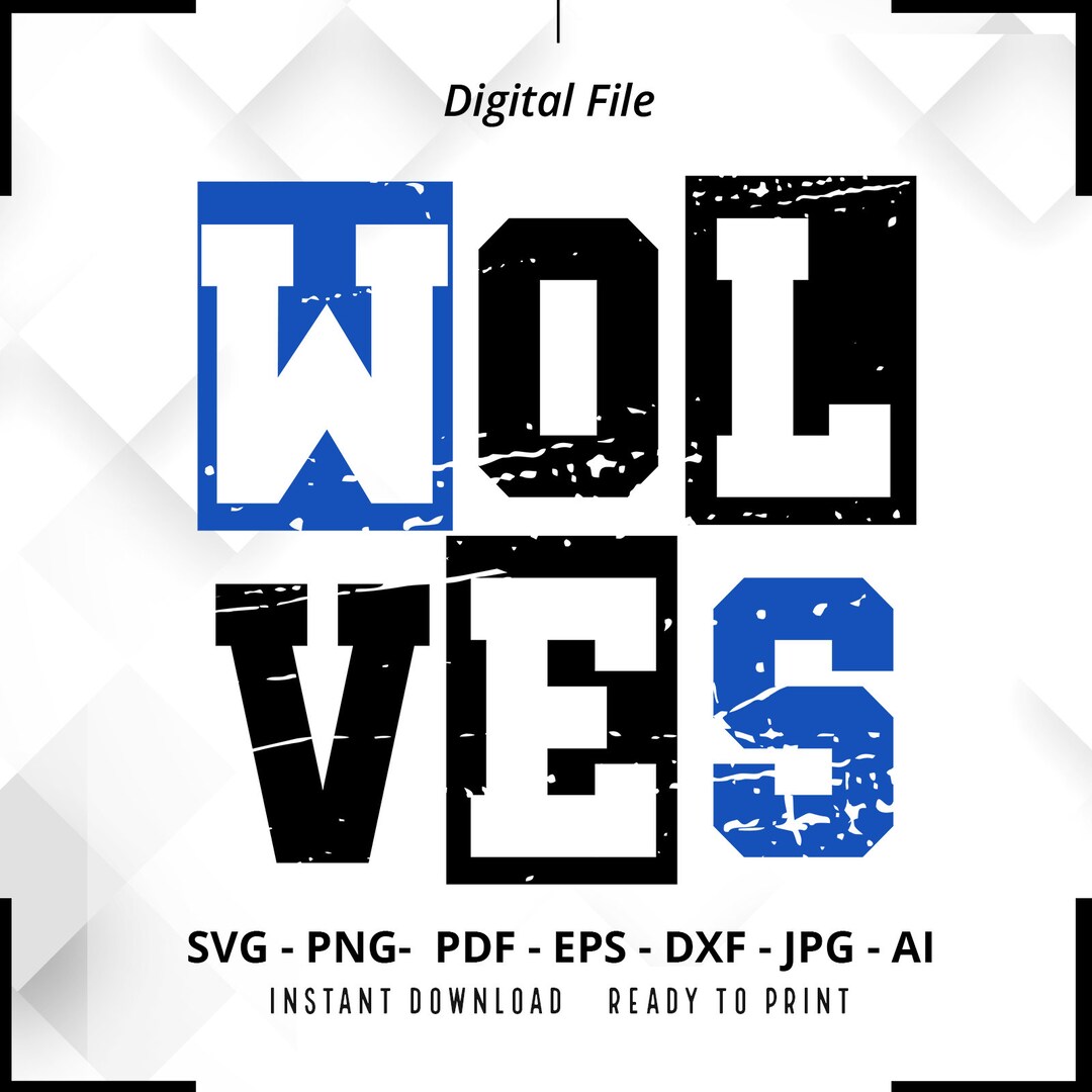 Wolves SVG PNG, Wolves Mascot Svg, Wolves Mama Svg, Wolves Shirt Svg ...