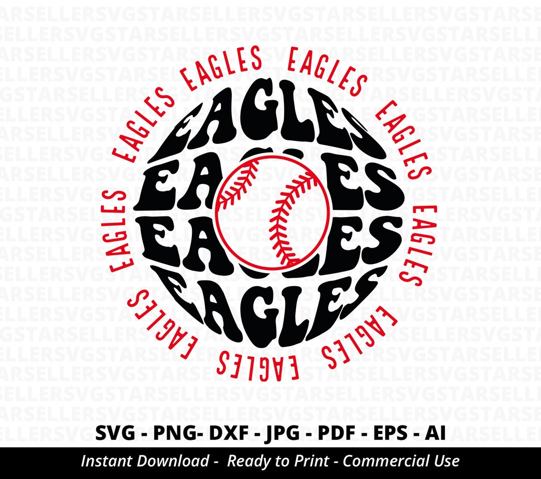 Eagles Baseball SVG PNG, Eagles Svg,stacked Eagles Svg,eagles Shirt Svg ...