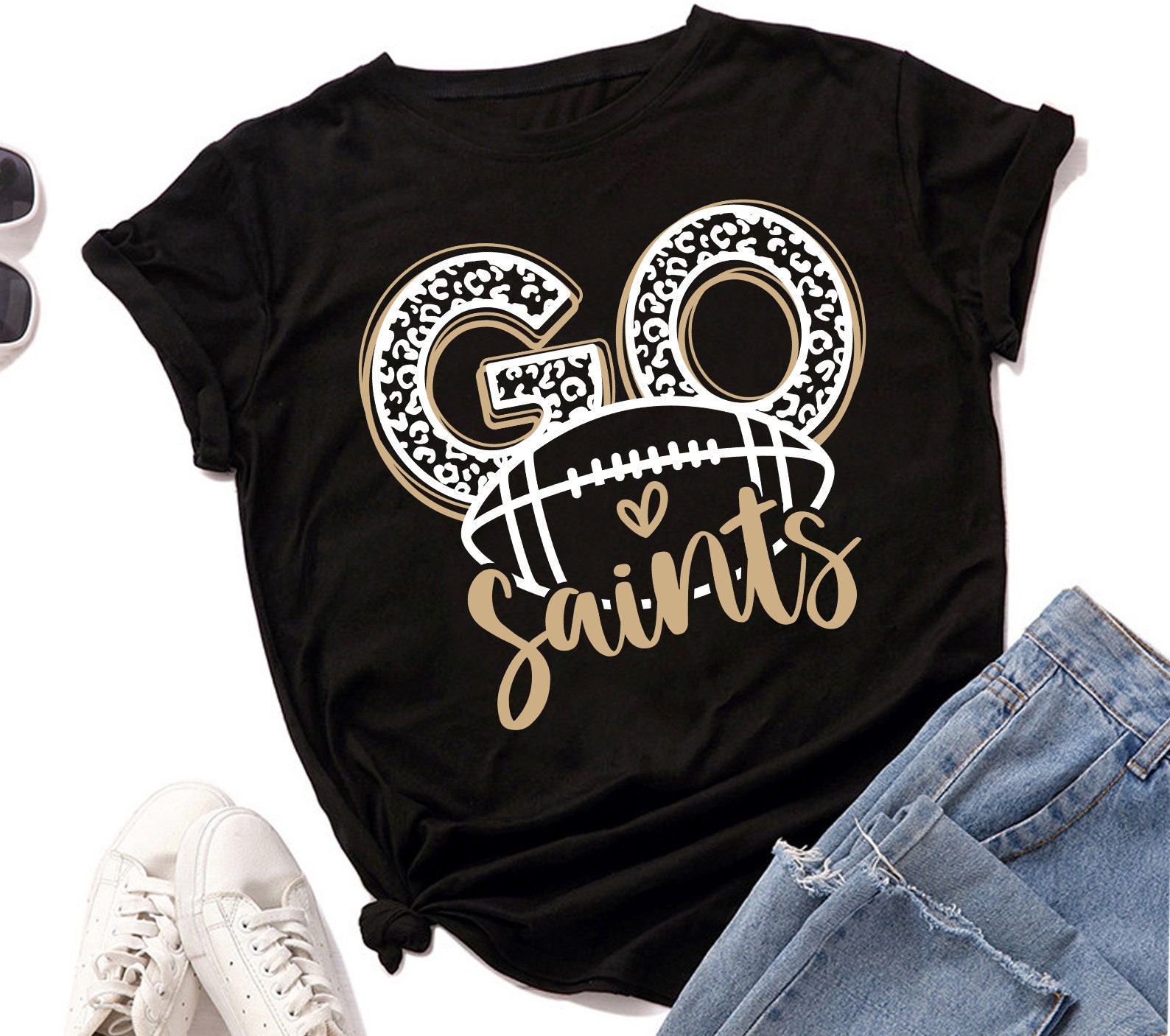 Leopard Go Saints Football SVG, PNG, Cricut - Etsy