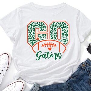 Go Gators Football SVG Gators Svg Go Leopard Gators - Etsy