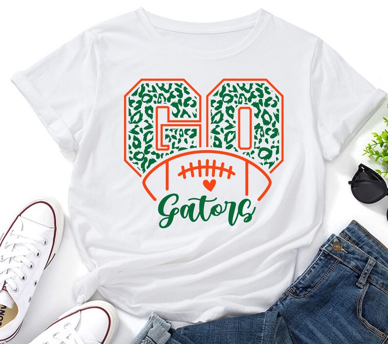 Go Gators Football SVG Gators Svg Go Leopard Gators - Etsy