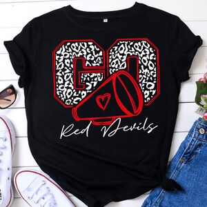 Go Red Devils Svg,red Devils Svg,go Leopard Red Devils Svg,red Devils ...