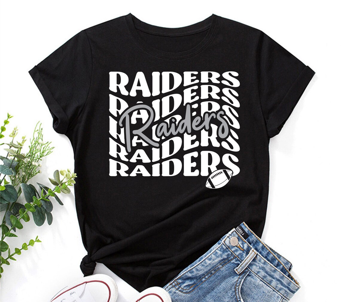 Raiders SVG Stacked Raiders Svgteam Mascotschool Team - Etsy
