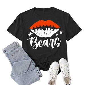 Bears Football Lips Svg,bears Svg,lips Football Svg,bears Cheer Svg ...