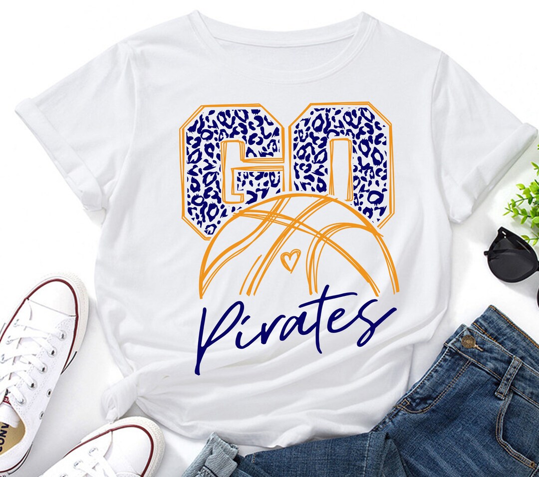 Go Pirates Basketball Svgleopard Go Pirates Svgbasketball - Etsy