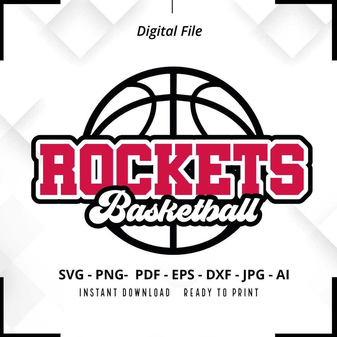 Rockets Basketball SVG PNG, Rockets Svg, Basketball Shirt Svg, Rockets ...