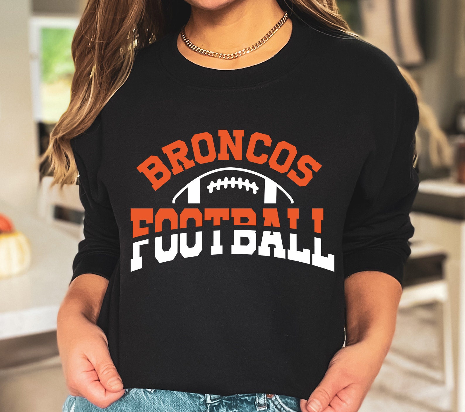 Broncos Football SVG PNG ,broncos Svg,broncos Shirt Svg,broncos Mascot ...