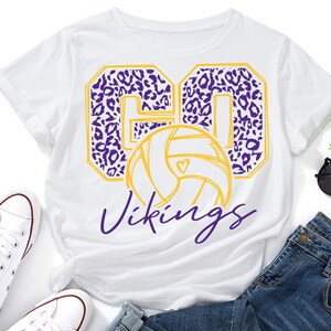 Go Vikings Svg,vikings Volleyball Svg,volleyball Mom Svg,vikings Svg ...