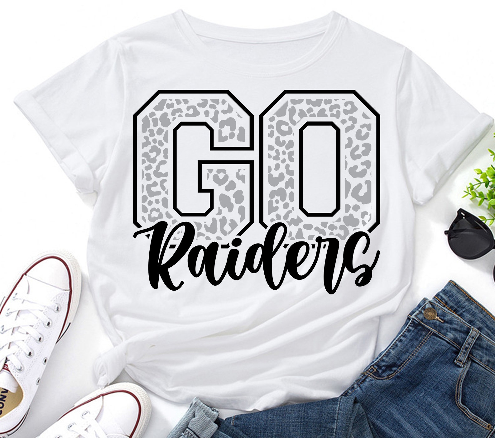 Leopard Go Raiders SVG Raiders Cheer Svgraiders Mascot - Etsy