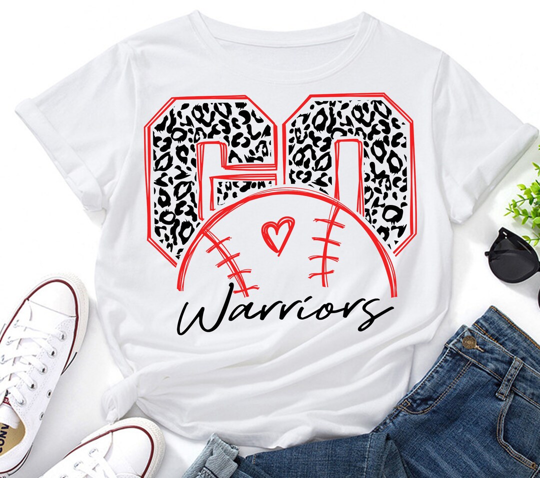 Go Warriors Baseball Svgwarriors Svggo Leopard Warriors - Etsy