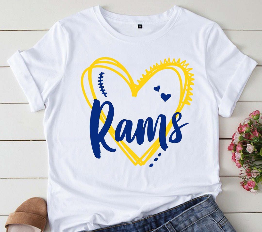 Rams Heart Svgheart Designs Mascot Svgrams Svglove Rams - Etsy