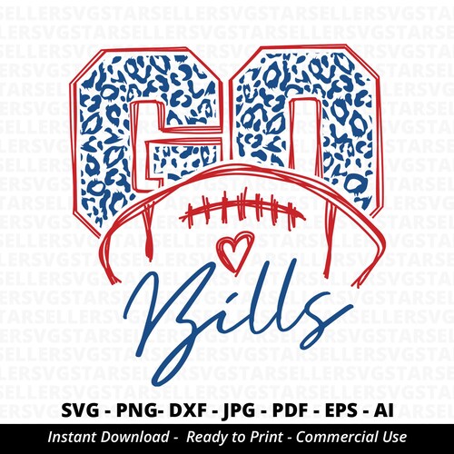 Bills Football Svg File - Etsy