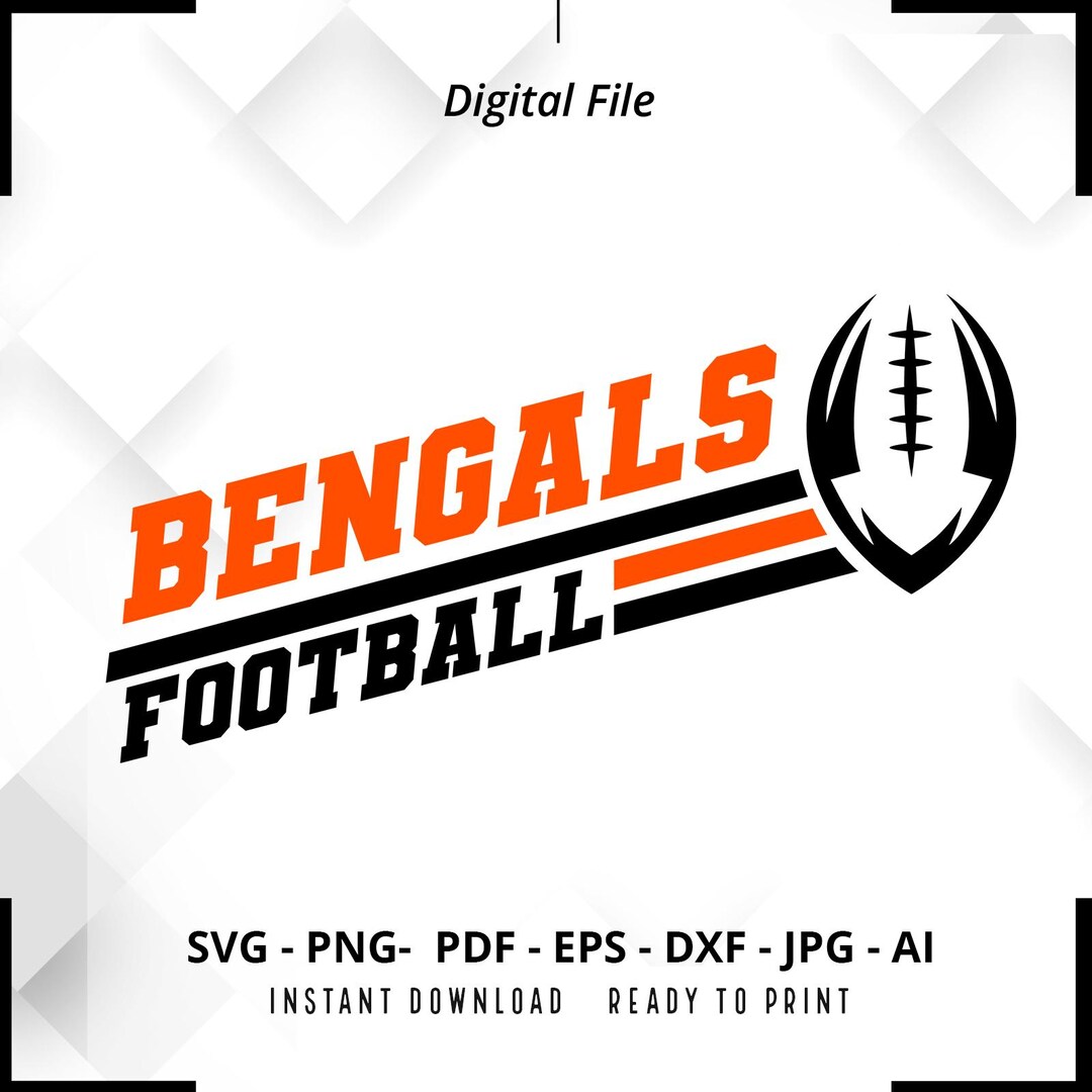 Bengals Football SVG PNG, Bengals Svg, Bengals Shirt Svg, Bengals Png ...