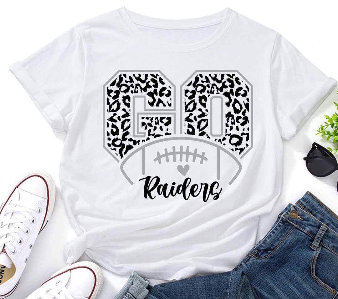 Go Raiders Football Svgraiders Svggo Leopard Raiders - Etsy
