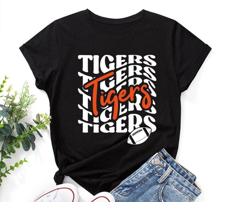 Tigers SVG Tigers Stacked Svgteam Mascotschool Team Svg - Etsy