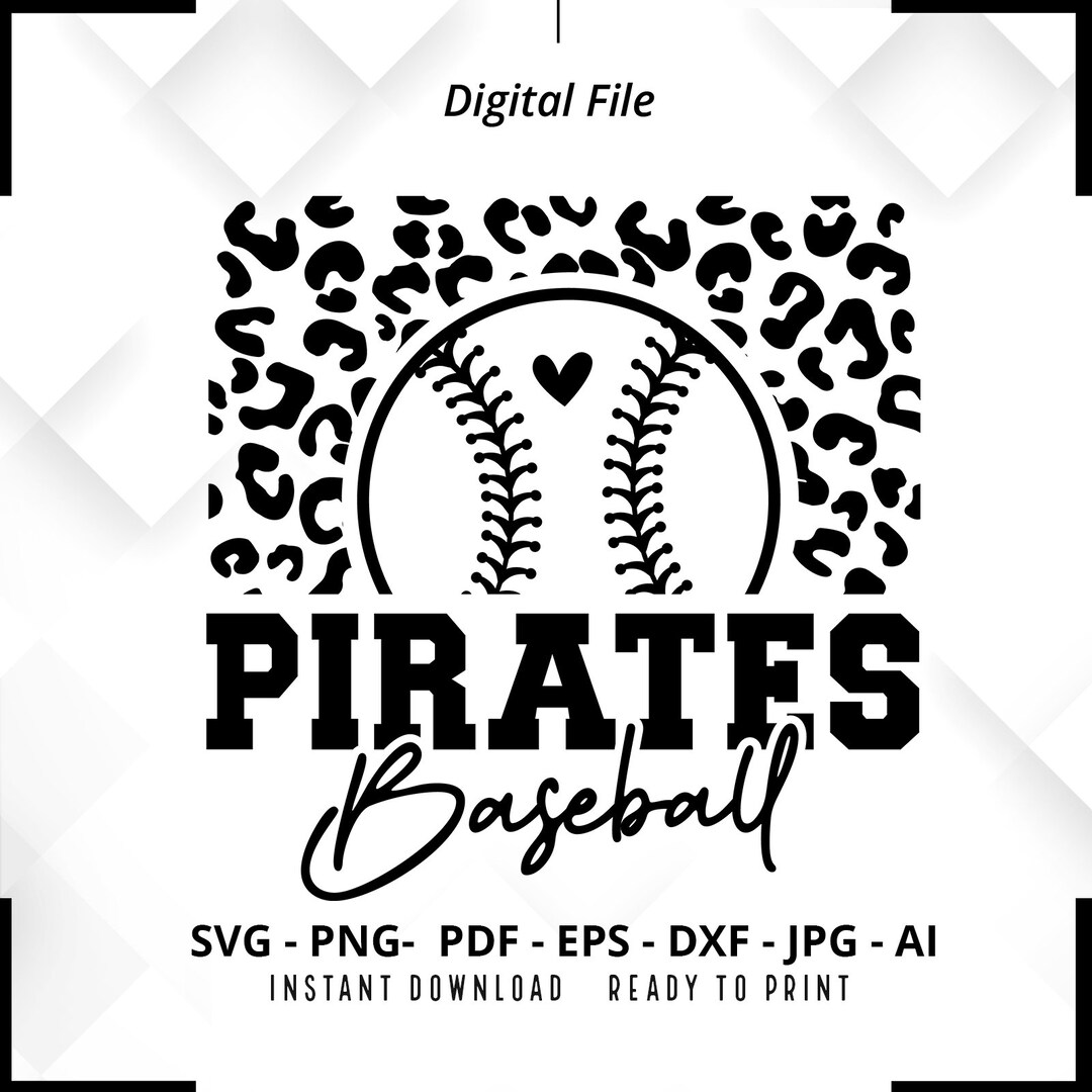 Pirates Baseball SVG PNG Pirates Svg Baseball Svg Pirates - Etsy