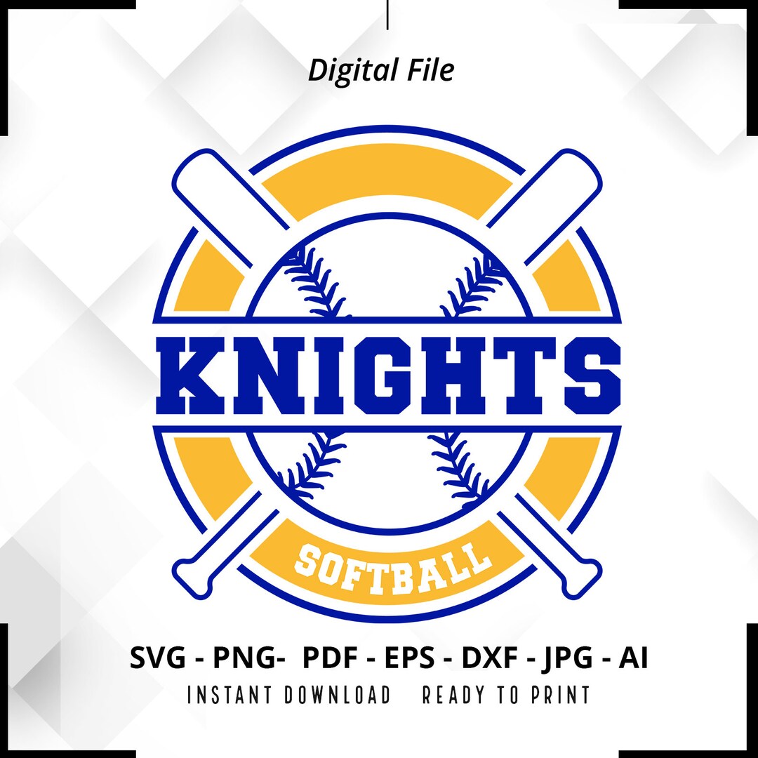 Knights Softball Svg Png Knights Svg Softball Svg Knights Shirt Svg