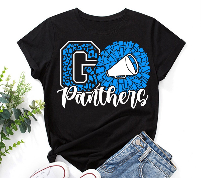 Go Panthers Leopard SVG Panthers Cheer Svgpanthers Mascot - Etsy