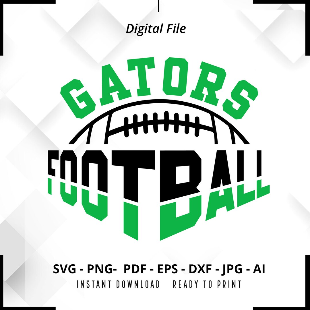 Gators Football SVG, School Spirit Pride (digital File) - Etsy