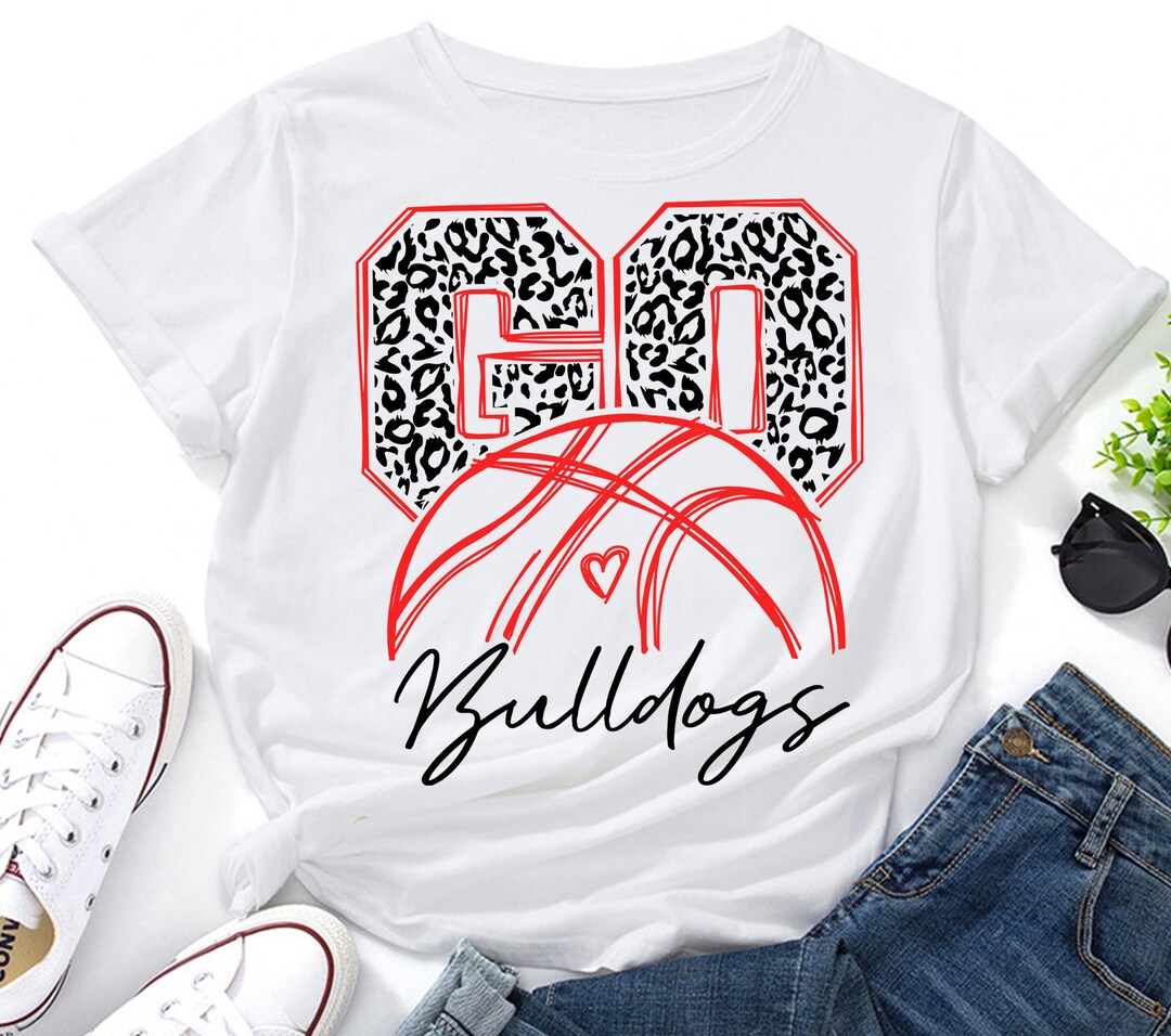 Go Bulldogs Basketball Svgbulldogs Svggo Leopard Bulldogs - Etsy