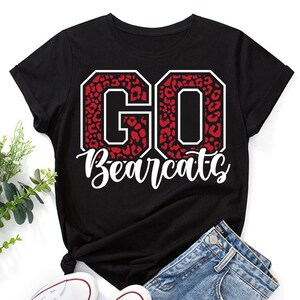 Leopard Go Bearcats Svg,bearcats Cheer Svg,bearcats Mascot Svg,bearcats ...
