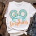 Leopard Go Dolphins Football SVG PNG, Mascot Shirt (digital Download ...