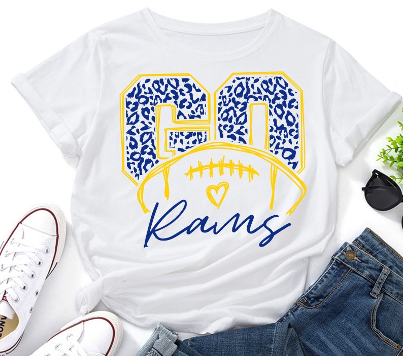 Go Rams Football SVG, School Team Pride (digital Files) - Etsy